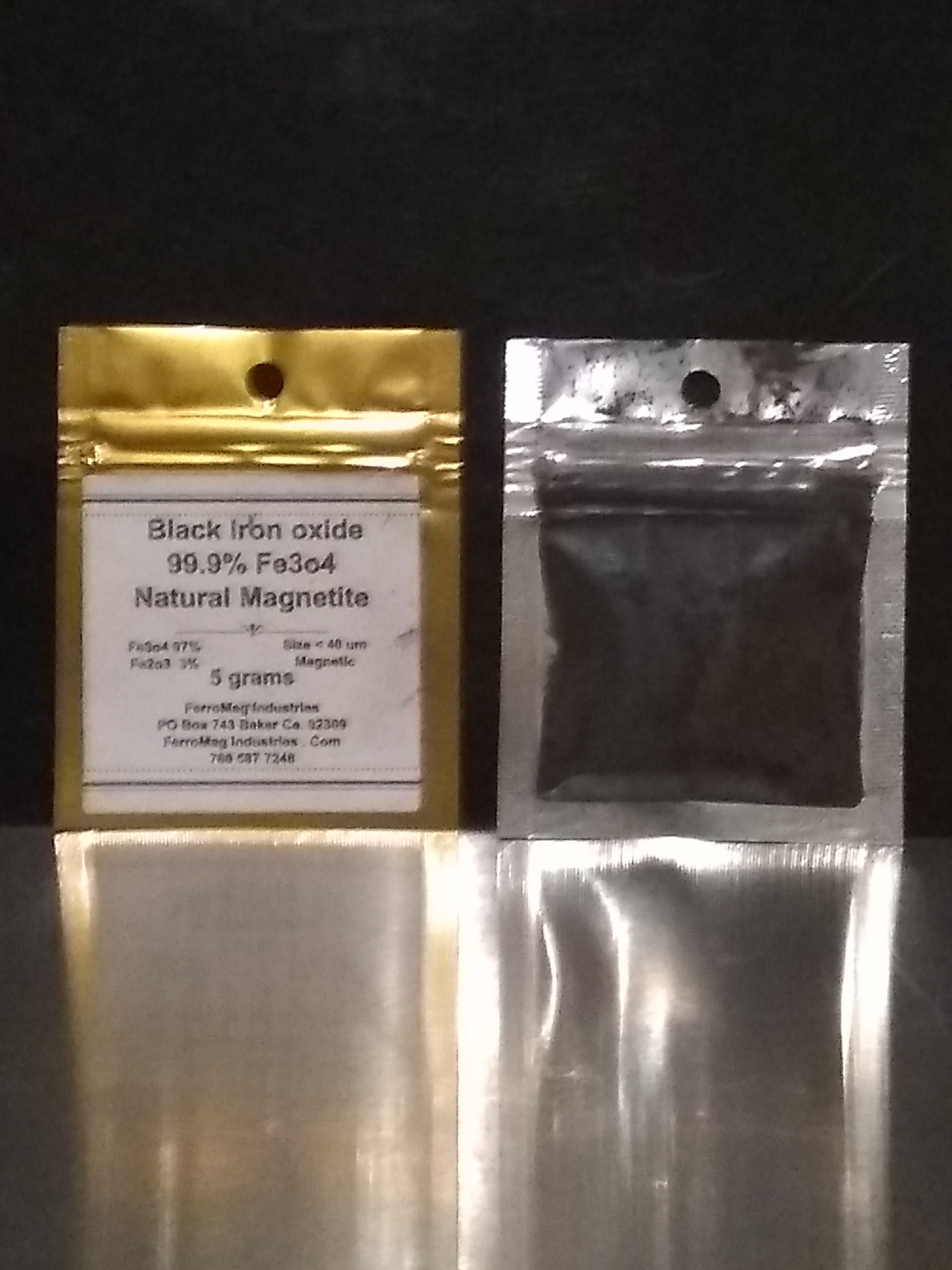 Producer Black Iron Oxide Fe3o4 Natural Magnetite - FerroMag Industries